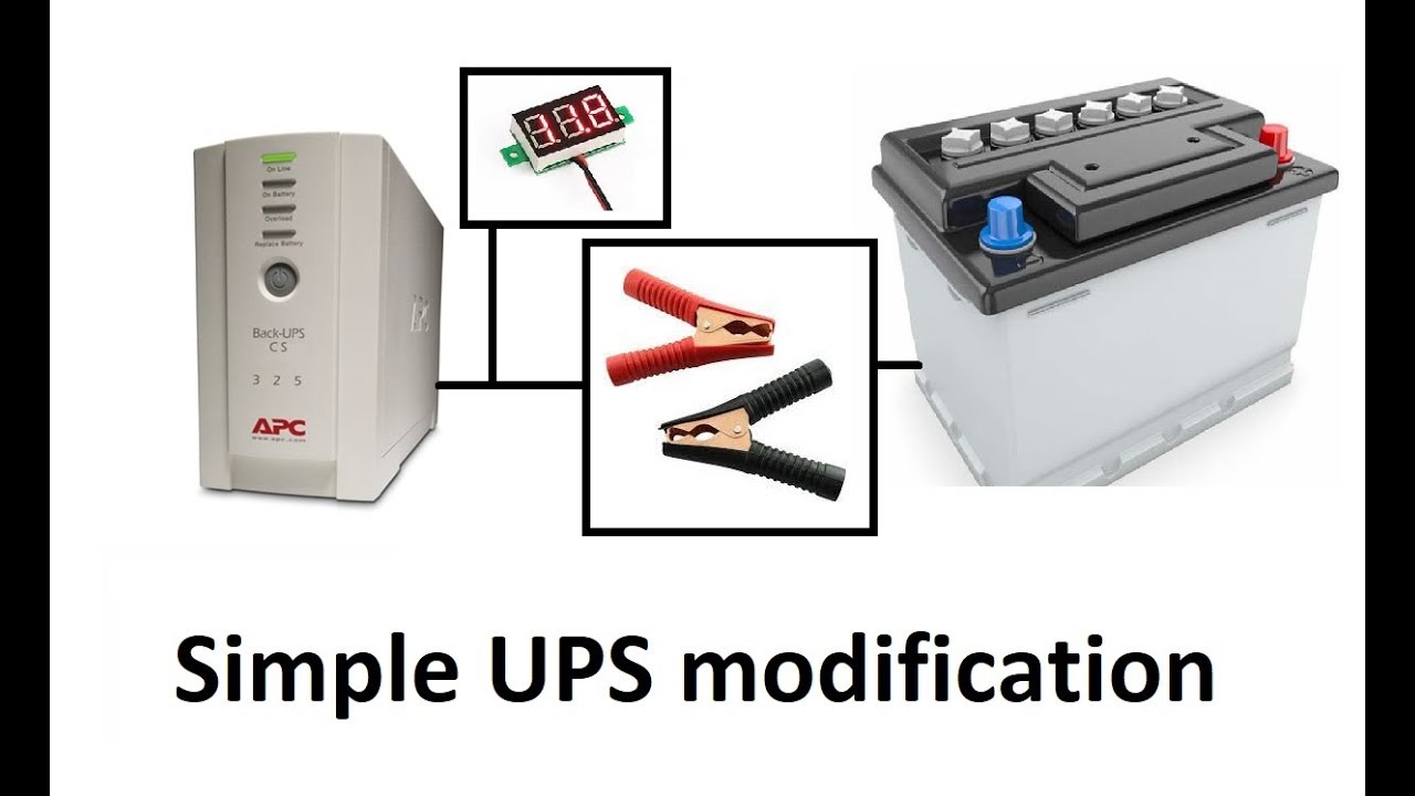 Small UPS modifications, simple idea to make inverter from old UPS ...