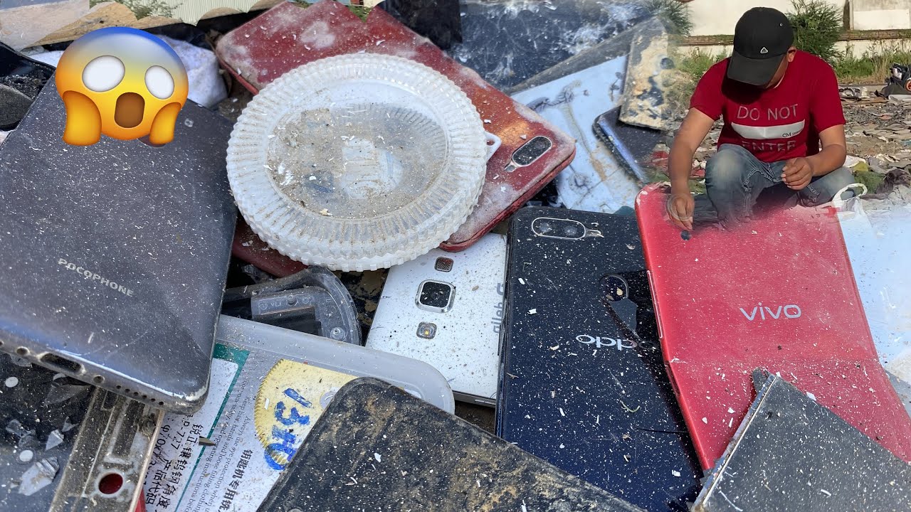 Found Destroyed Phones In The Rubbish, Full Restoration Oppo F9 - YouTube