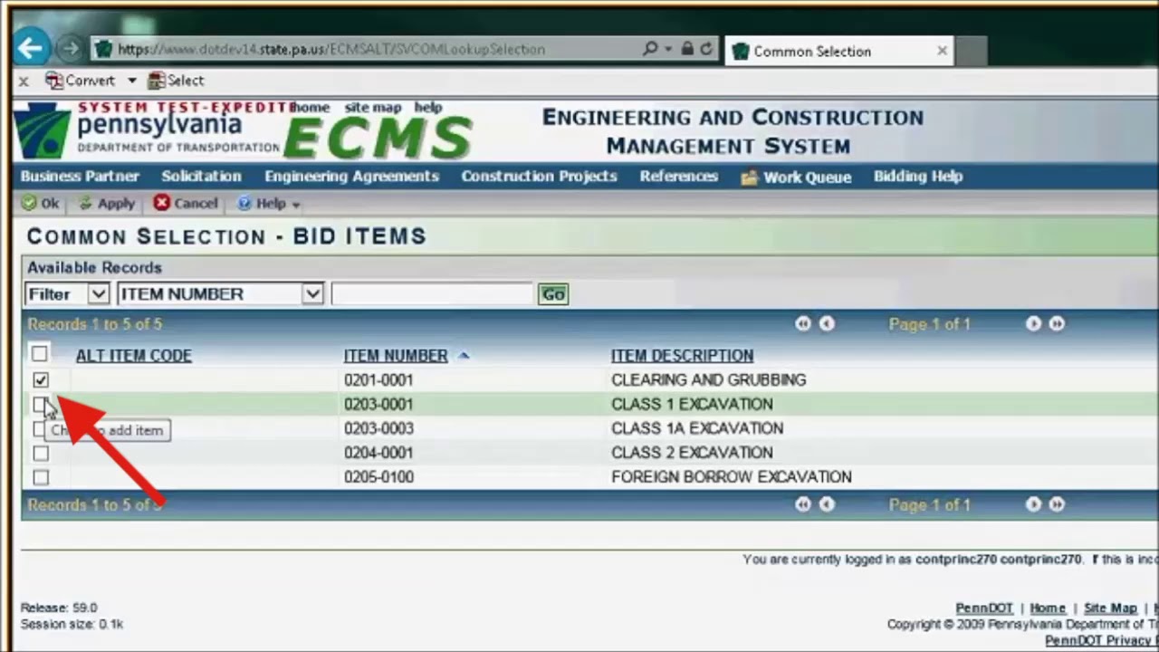 ECMS- Assign Items to Subcontractors - YouTube
