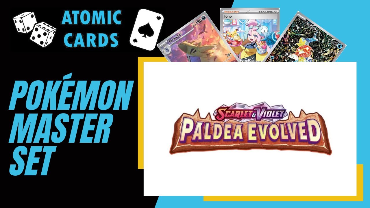 Pokémon Master Set - Scarlet & Violet Paldea Evolved - YouTube