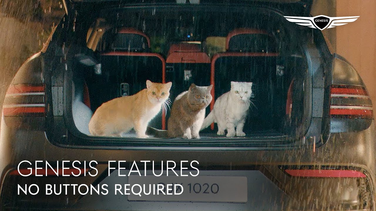 No Buttons Required | Smart Tailgate | Genesis - YouTube