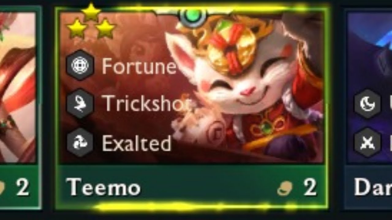 Nuevo Teemo Trickshoot 3 ESTRELLAS | TFT set 11 - YouTube