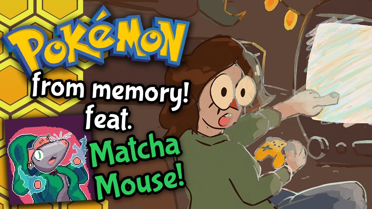 🔴 Drawing Pokemon from Memory! w/ Matcha Mouse and friends! - YouTube