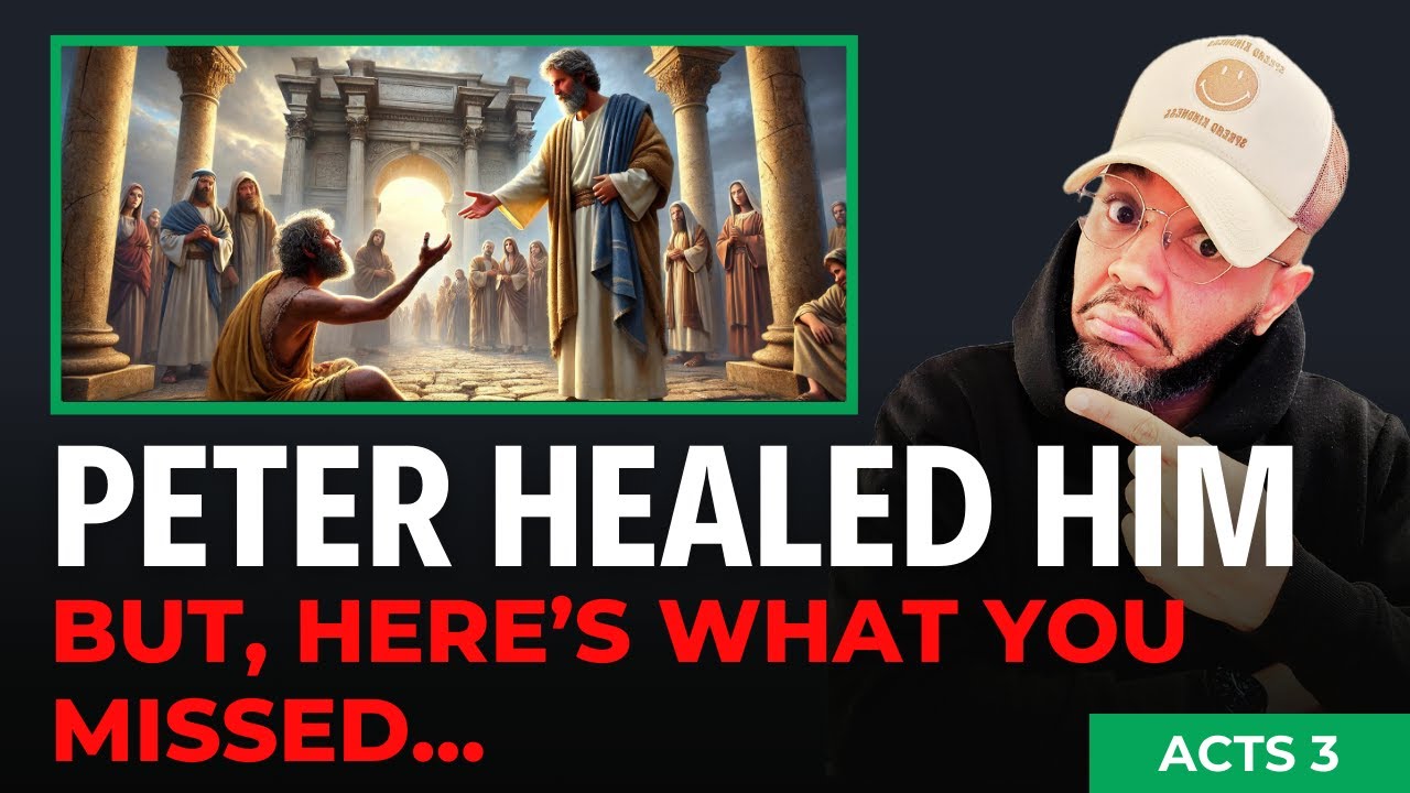The Hidden Meaning Behind Peter’s Miracle at the Temple Gate #acts3 ...