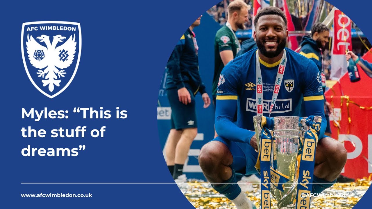 💬 "This is the stuff of dreams" | Myles on his Wembley winner 🟡🔵 - YouTube