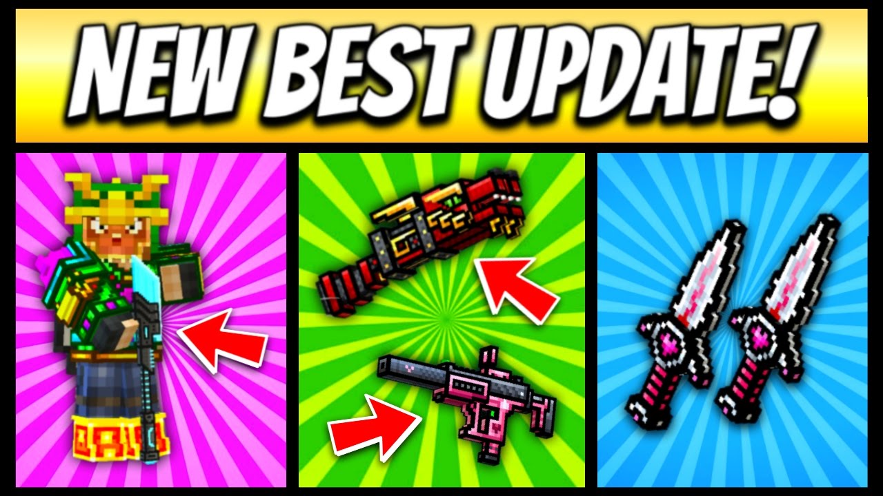 BEST NEW UPDATE!! | Pixel Gun 3D - New Update 11.4.0 [Review] - YouTube