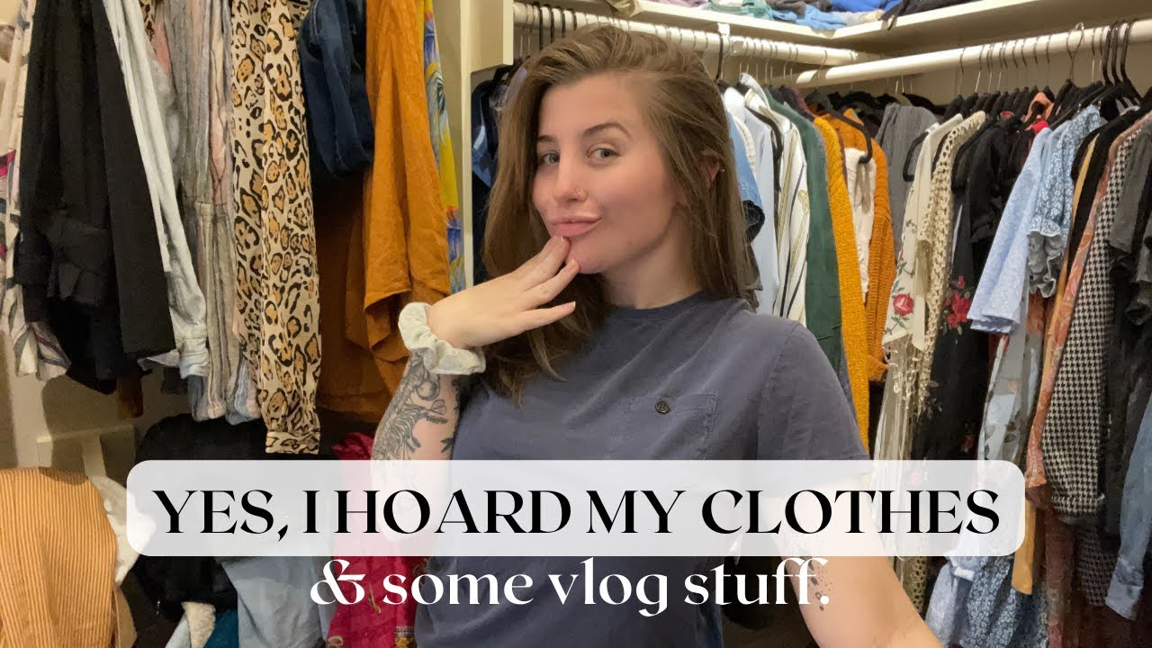 CLOSET CLEAN OUT // vlogging - YouTube