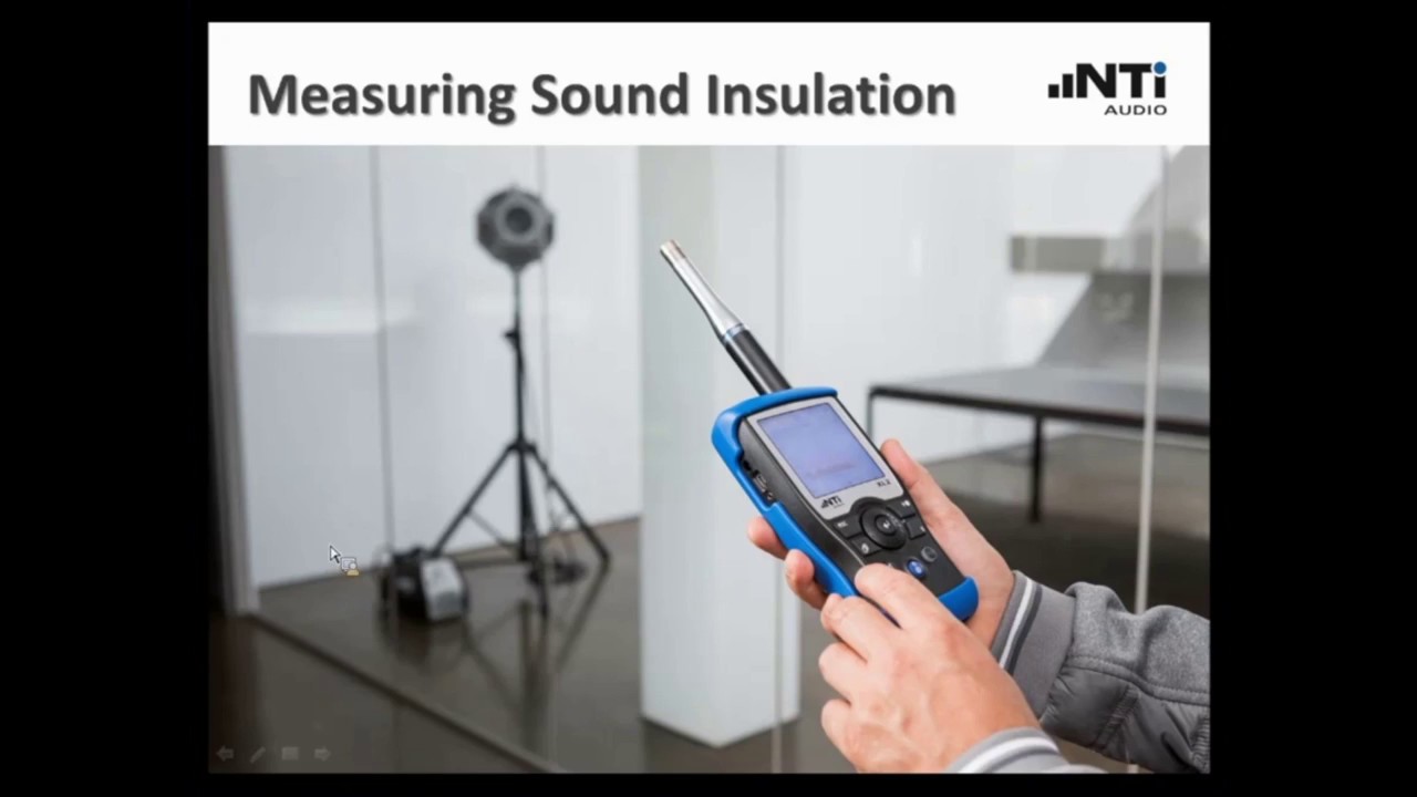NTi Audio Webinar Measuring Sound Insulation - YouTube