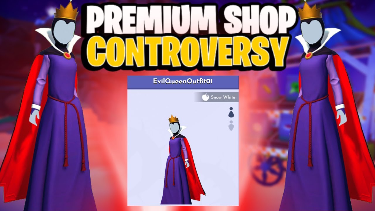 Evil Queen Outfit now PREMIUM SHOP Item? Update Changes | Dreamlight ...