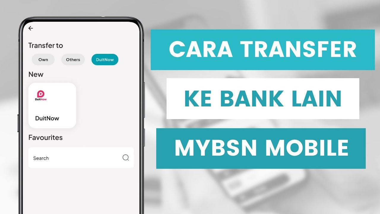Cara Pindah Duit Atau Transfer Money Dari Akaun BSN Ke Akaun Bank Lain ...