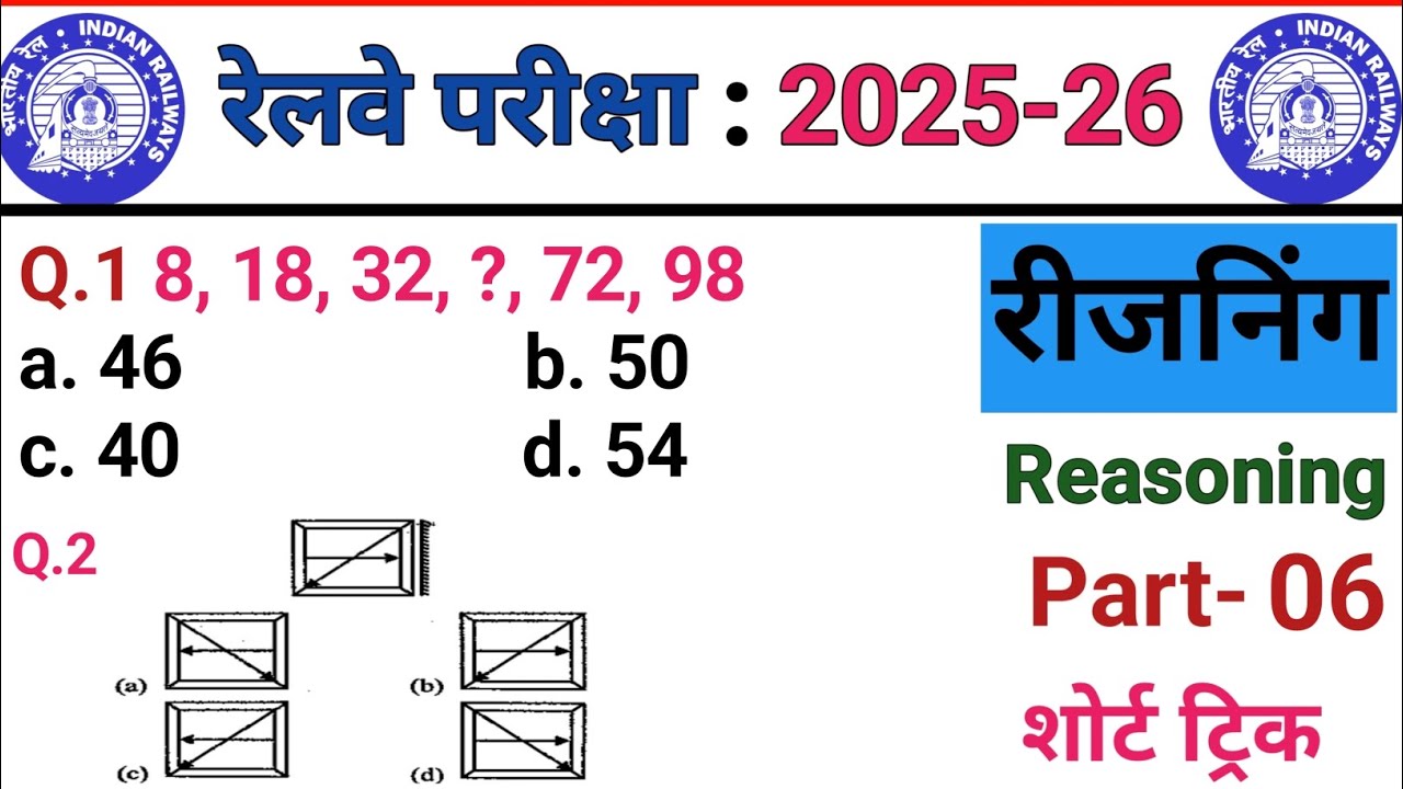 रीजनिंग प्रैक्टिस सेट पार्ट 06 | FOR SSC CGL MTS CHSL CPO, पुलिस, बैंक ,रेलवे , All exam Ak ...