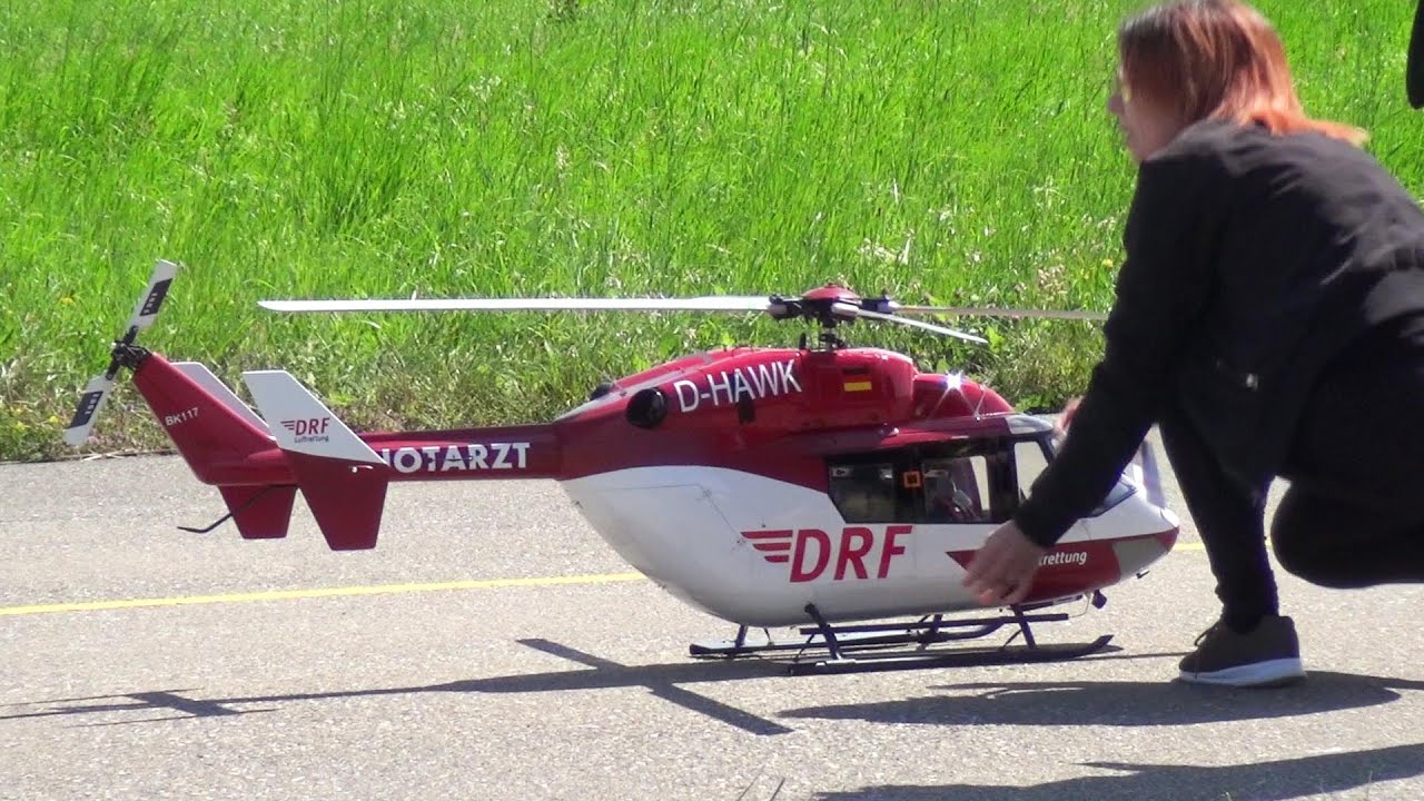 MBB/Kawasaki BK-117 DRF RC Scale Helicopter Girl-Power Model by Stefani ...