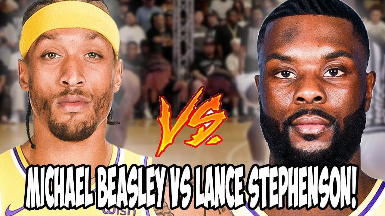 $100K 1v1 Showdown: Michael Beasley vs Lance Stephenson - YouTube