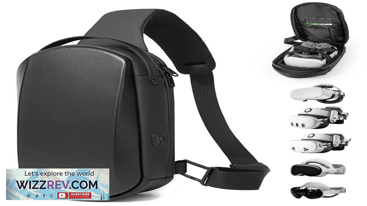 VR Sling Bag Compatible with Meta Oculus Quest 2 3 3S Vision Pro & M5 ...