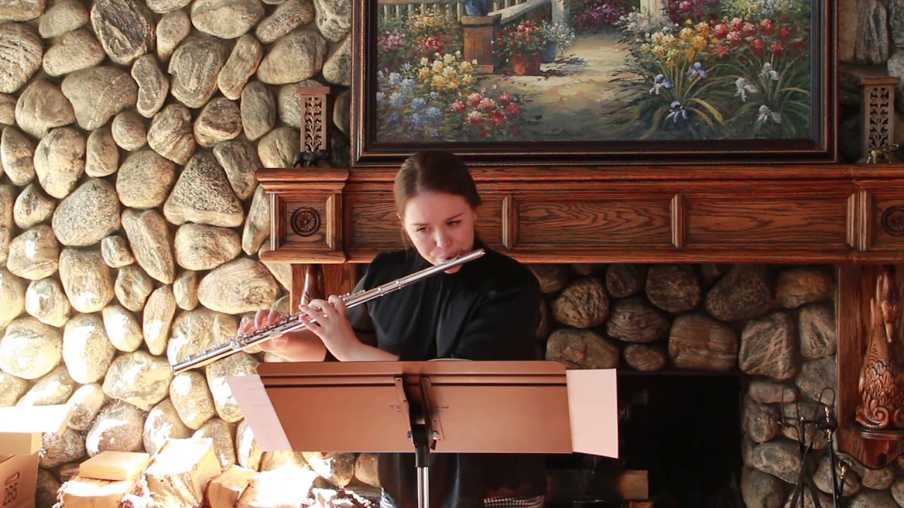 Partita in A minor for solo flute, IV. Bouree Anglaise - YouTube