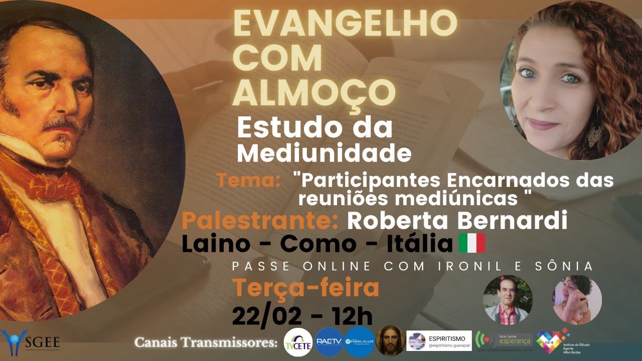 EVANGELHO COM ALMOÇO com ROBERTA BERNARDI - YouTube
