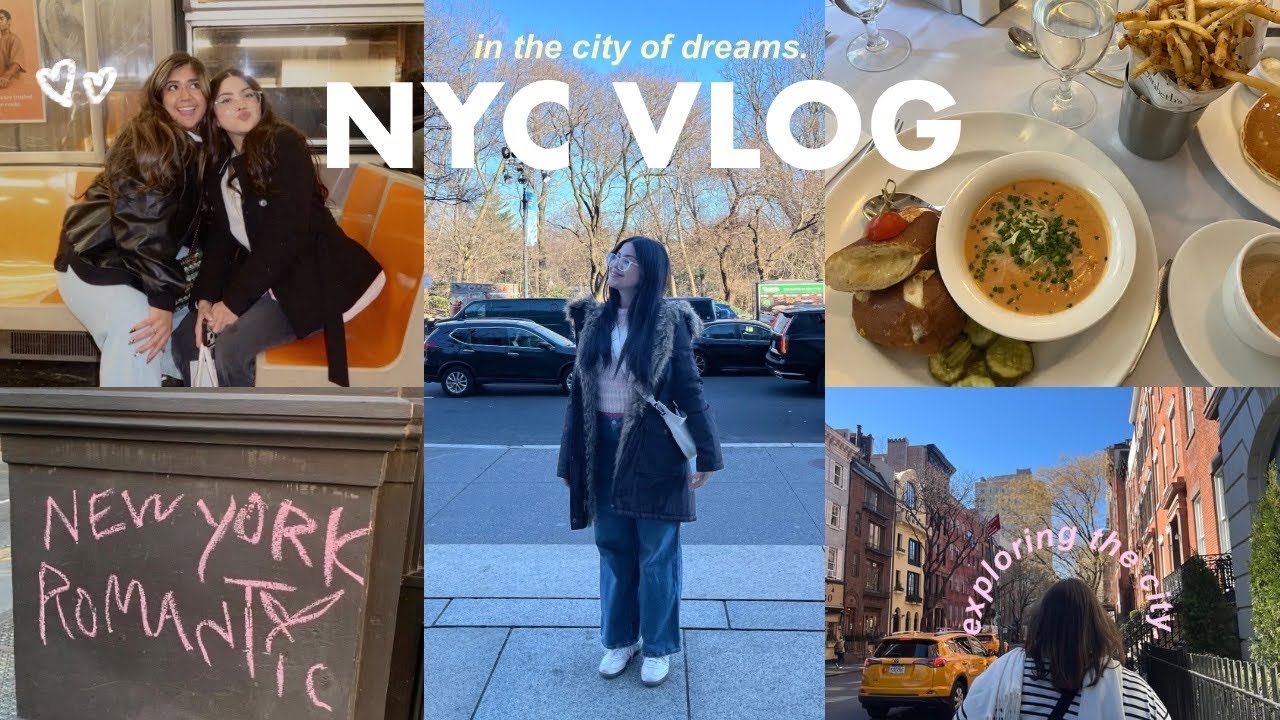 NEW YORK CITY VLOG! exploring nyc, food & shopping 🗽☁️ - YouTube