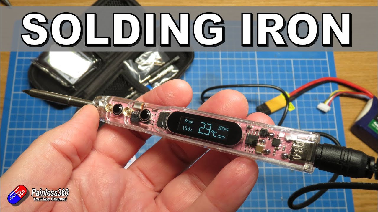 SEQURE SI012 Soldering Iron: LIPO powered wand that supports both T12 ...