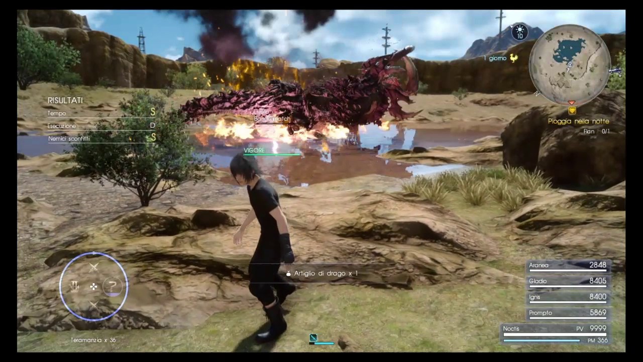 Final fantasy XV adamantite op damage - YouTube
