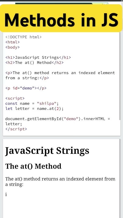methods in JS#javascript#strings#2024#coding#logics#programming#programs#objects#interview# ...