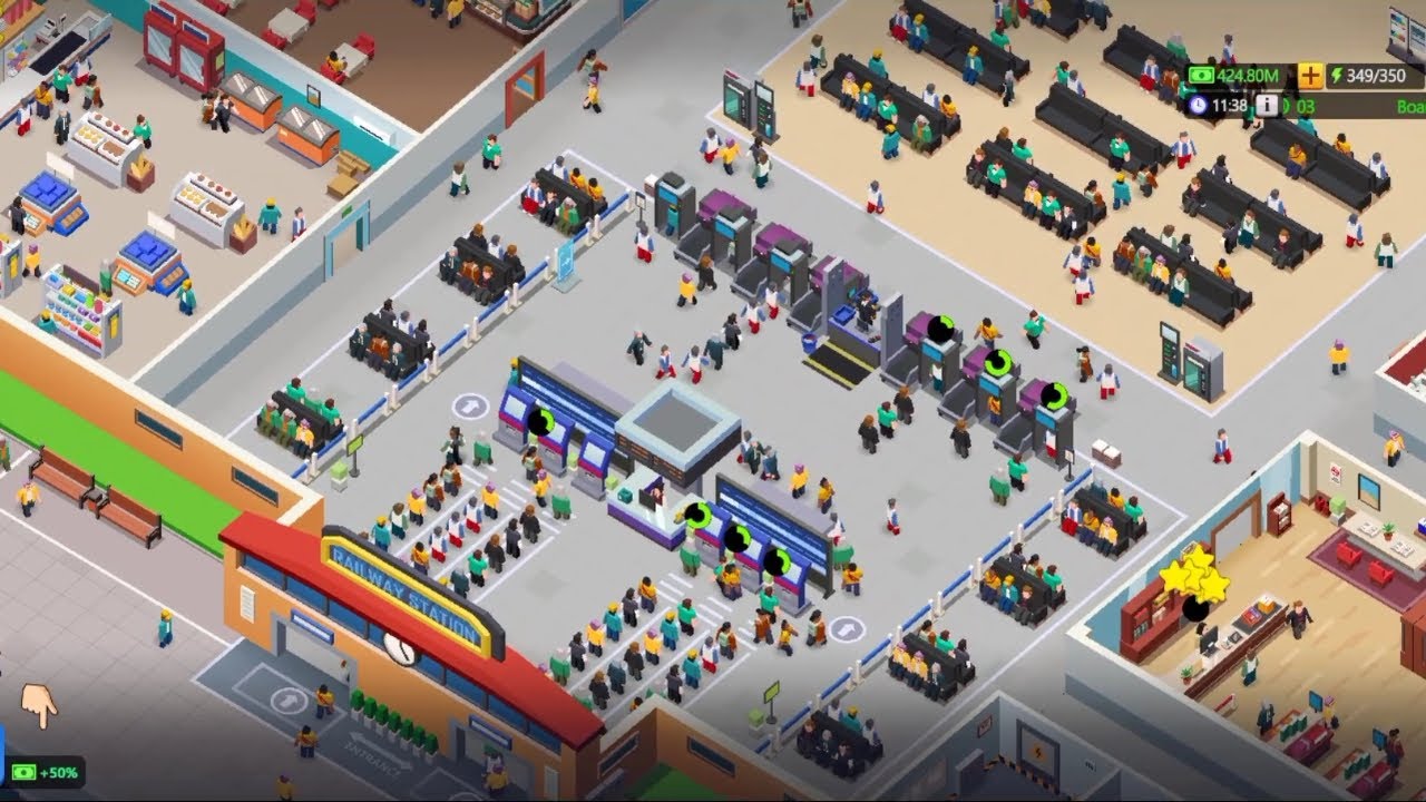 Idle Train Empire All Max Level & All Train Unlocked Gameplay - YouTube