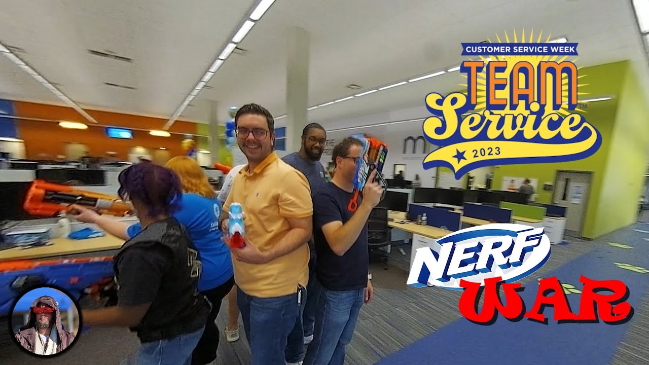 MRI Software - Customer Service Week 2023 Nerf War - YouTube