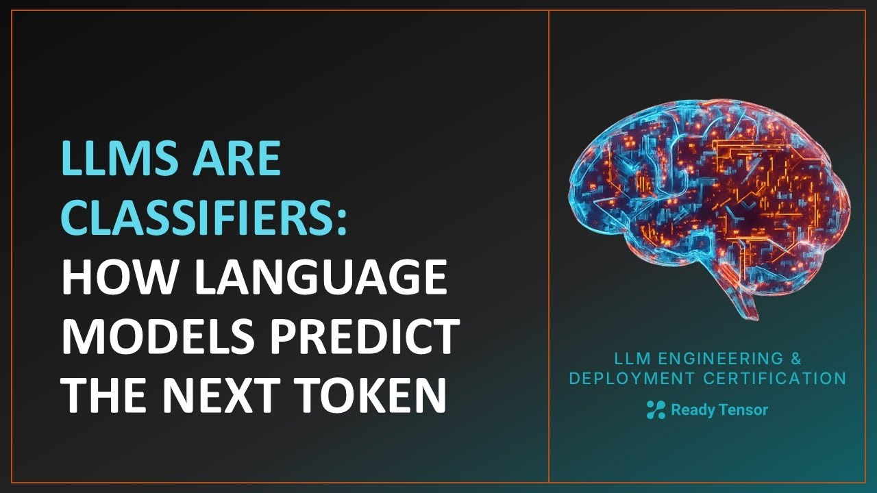 LLMs Are Classifiers: How Language Models Predict the Next Token - YouTube