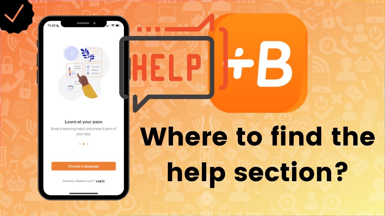 Where to find the help section on Babbel? - YouTube