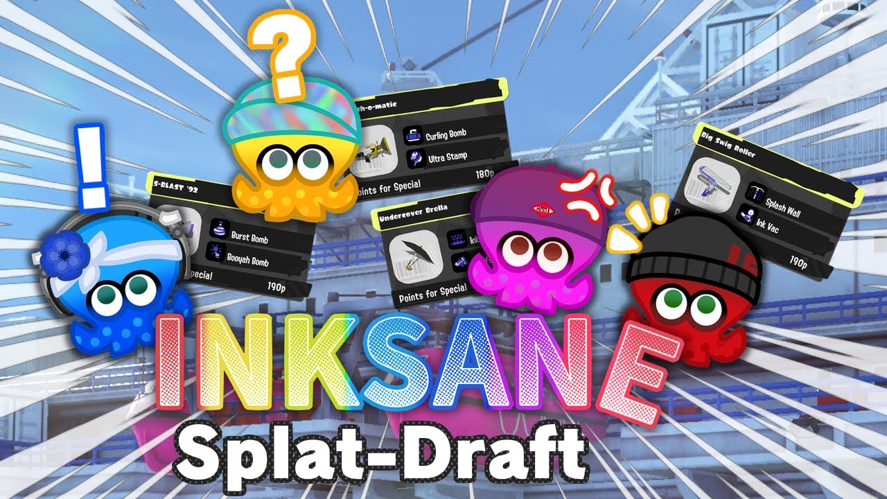 The Inksane Splatoon 3 Splat Draft ft: @Jackogien, @Floda4866 & @Derpy ...