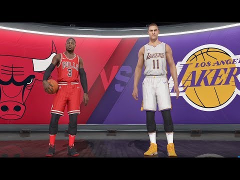 NBA Live 18 - Los Angeles Lakers vs Chicago Bulls - Gameplay (HD) [1080p60FPS]