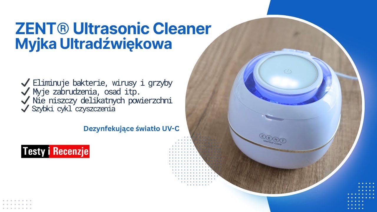 Myjka ultradźwiękowa ZENT® Ultrasonic Cleaner - dezynfekcja i mycie ...