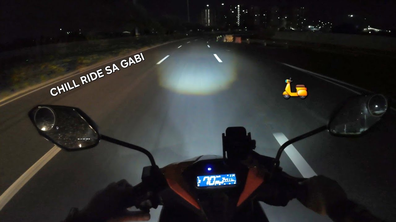 Night ride sa gabi 😖 | Potato Corner quick run | Honda Click 125i V2 ...