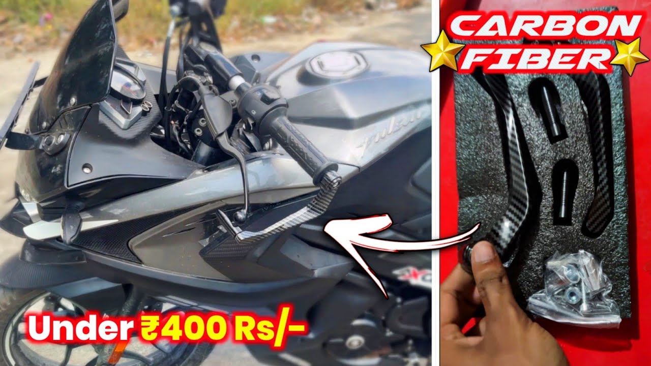 How to Install Carbon Fibre Lever Guard in RS 200 | Easy to Install ...