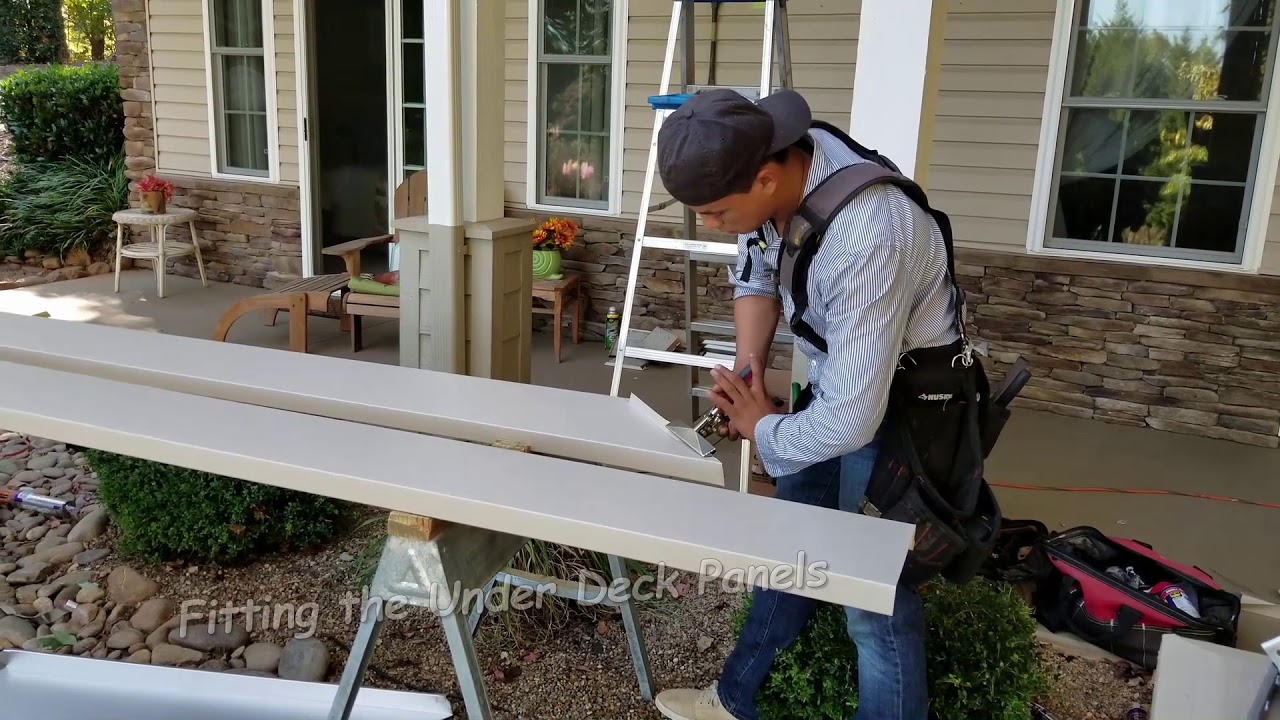 Underdecking Project for our Home - YouTube