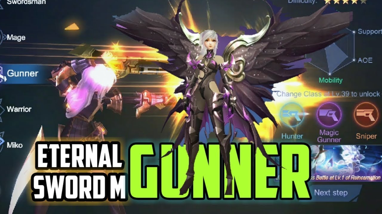 Eternal Sword M Gunner Gameplay - CBT - YouTube
