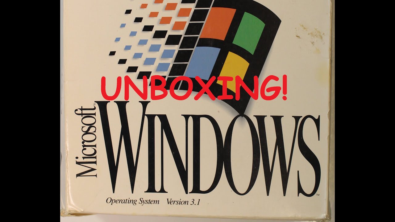 Unboxing Microsoft Windows 3.1 - YouTube
