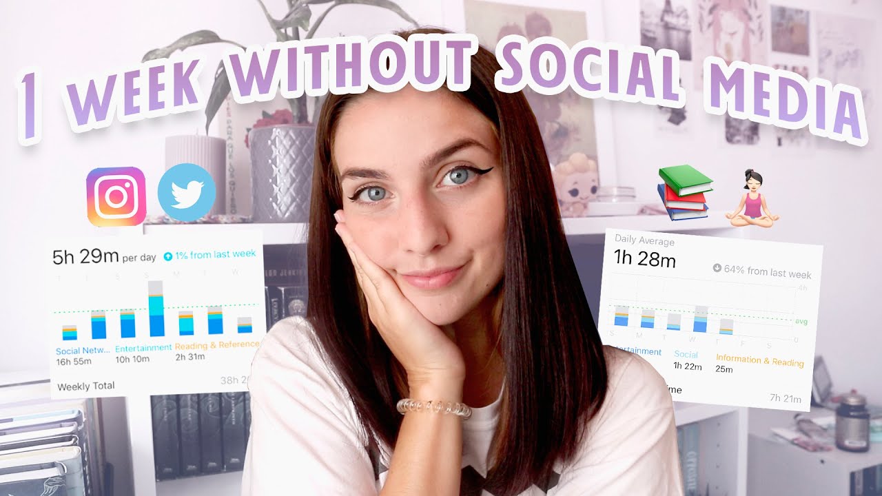 1 week without social media | reading vlog 📚 - YouTube