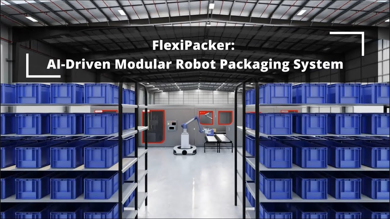 FlexiPacker: AI-Driven Modular Robot Packaging System - YouTube