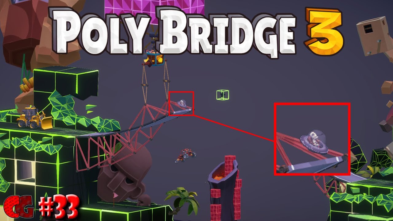 Poly Bridge 3 #33 - Ping Pong The UFO! - YouTube