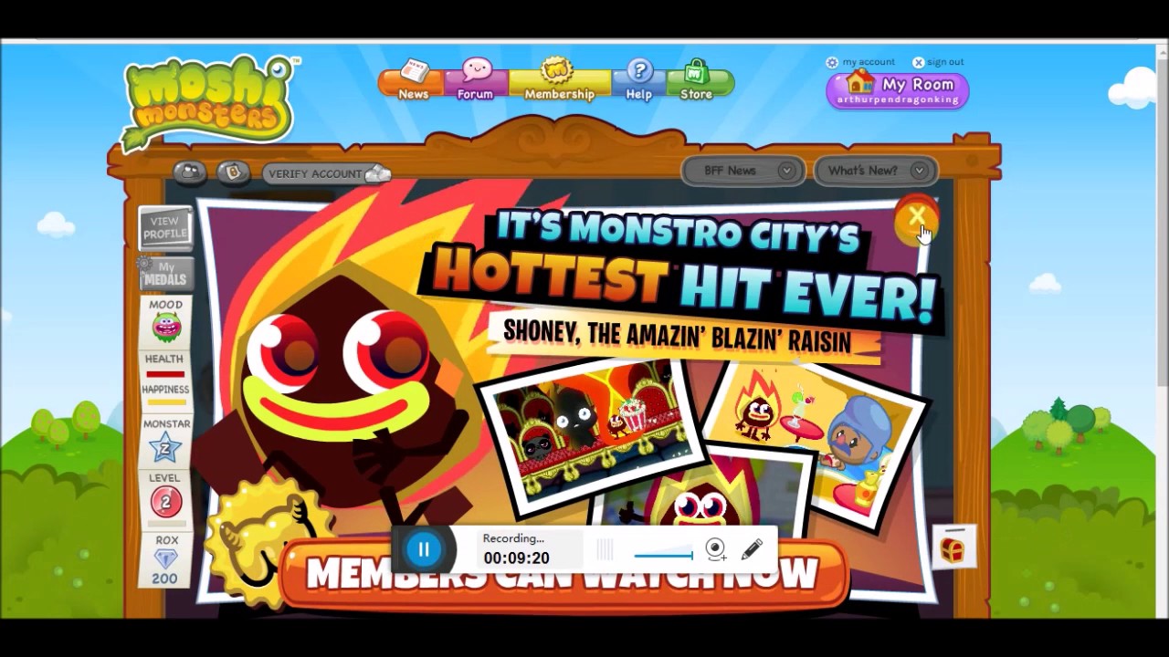 Moshi Monsters Gameplay || Mr Snoodle - YouTube