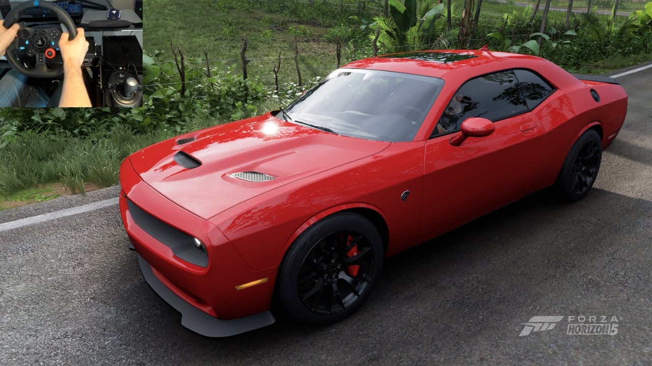 Dodge Challenger SRT Hellcat 2015 - Forza Horizon 5 | Logitech G29 - YouTube