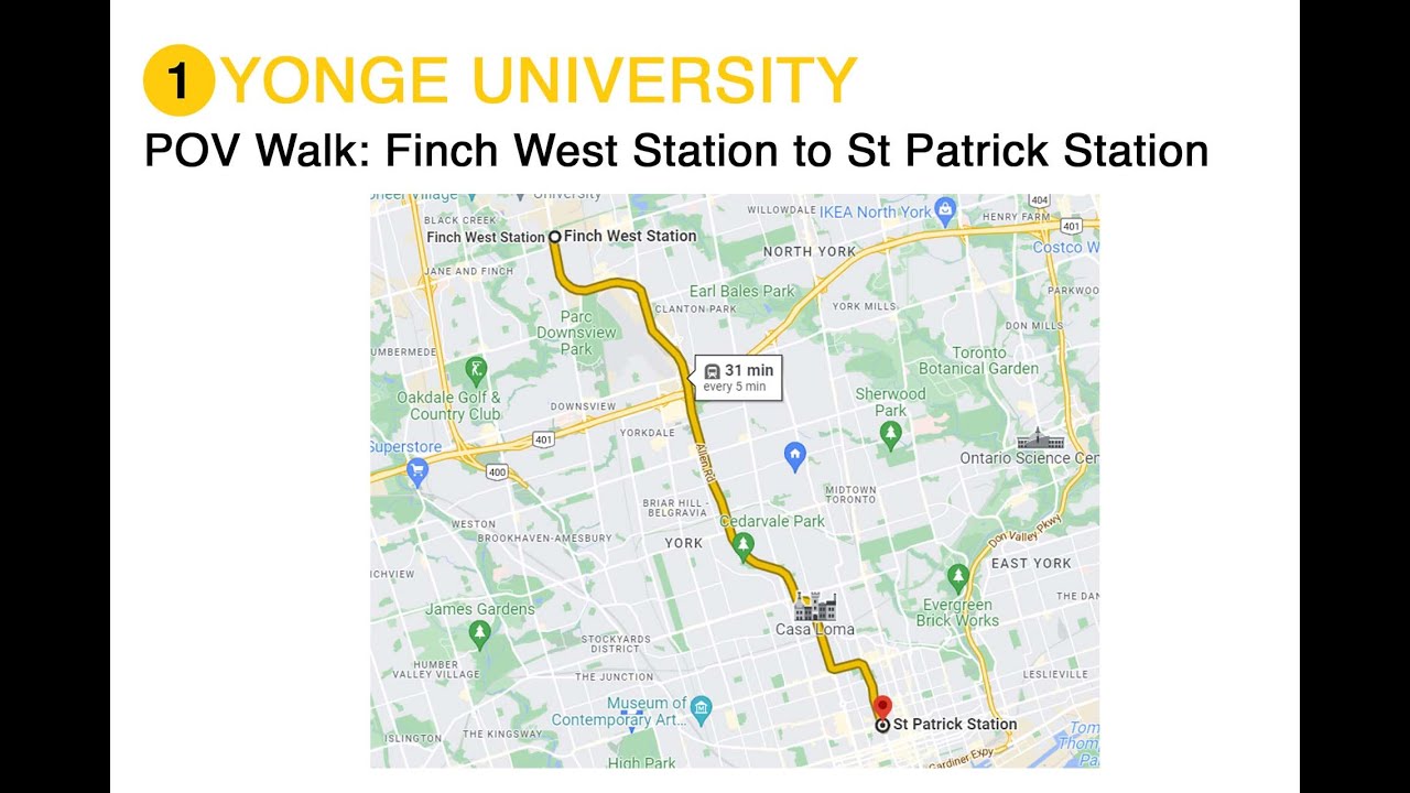 TTC POV Walk: Finch West Station to St Patrick Station (4K 60FPS) - YouTube