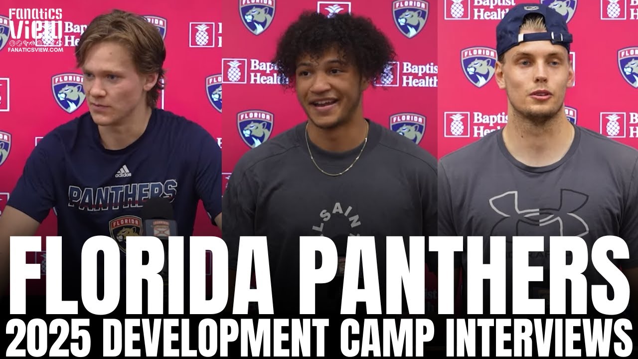 Florida Panthers 2025 Development Camp Interviews With Shamar Moses ...