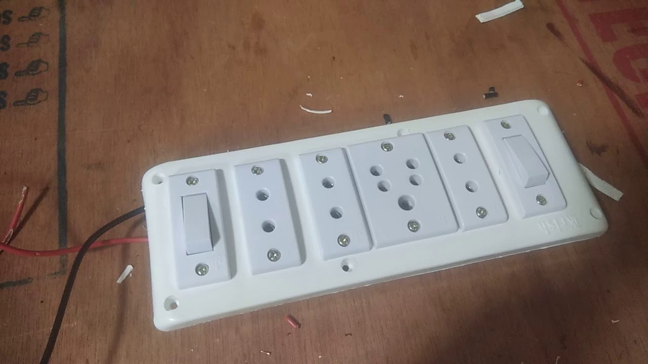 How to connection multi socket with double switch how Tu make an ...