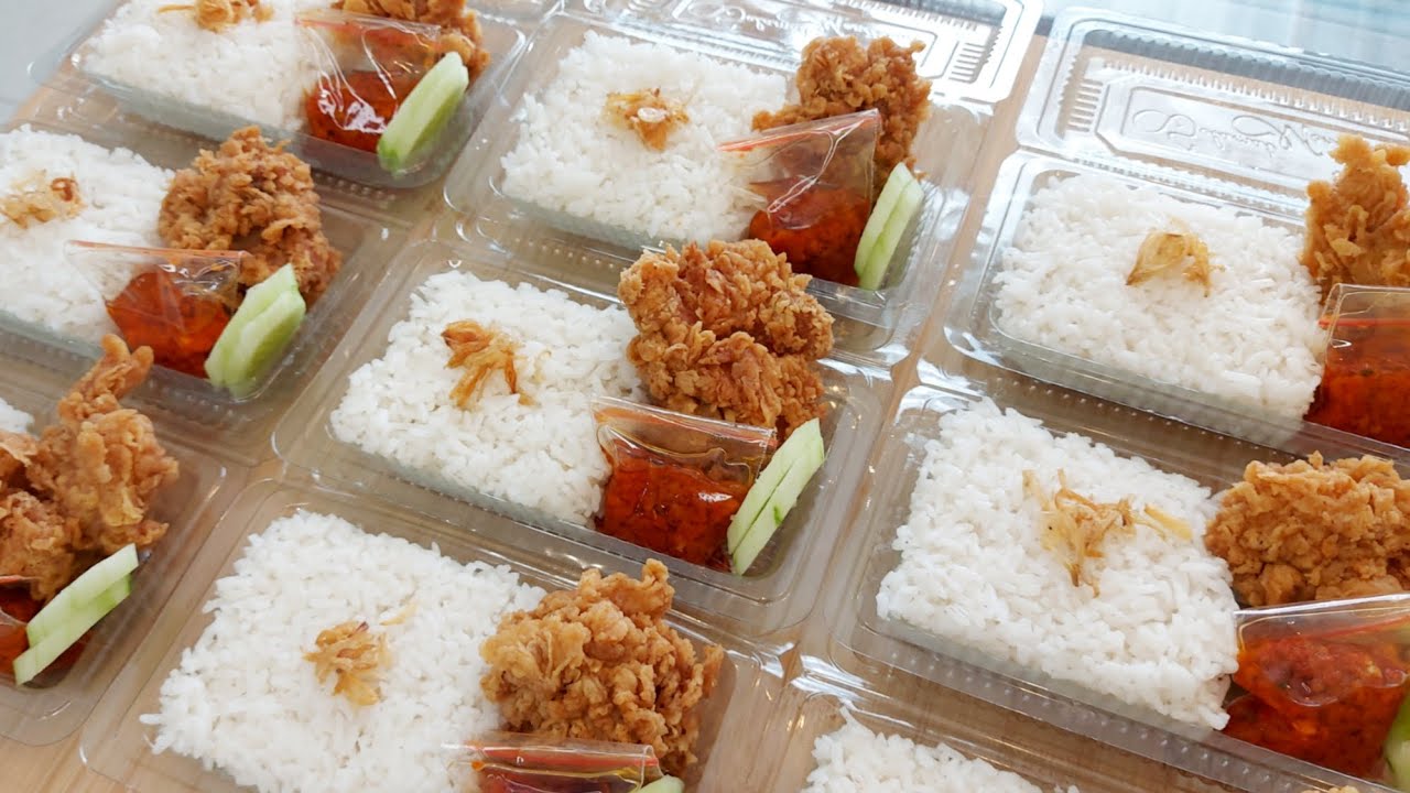 TIPS UNTUNG JUAL NASI AYAM KOMPLIT 3000AN| TRIK RAHASIA AYAM TEPUNG ...