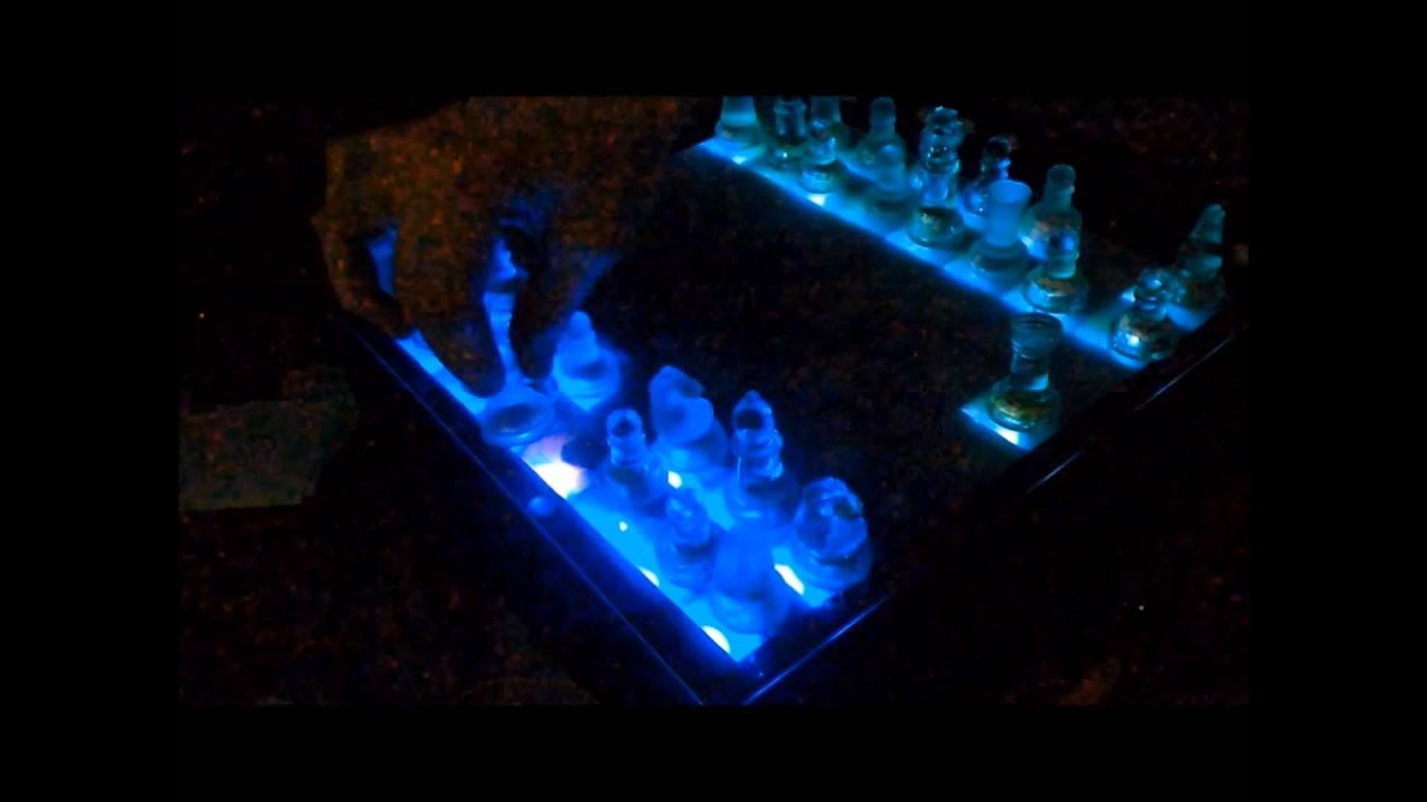 Illuminated Chessboard - YouTube