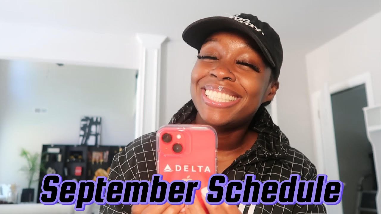 Flight Attendant Life | September Schedule - YouTube