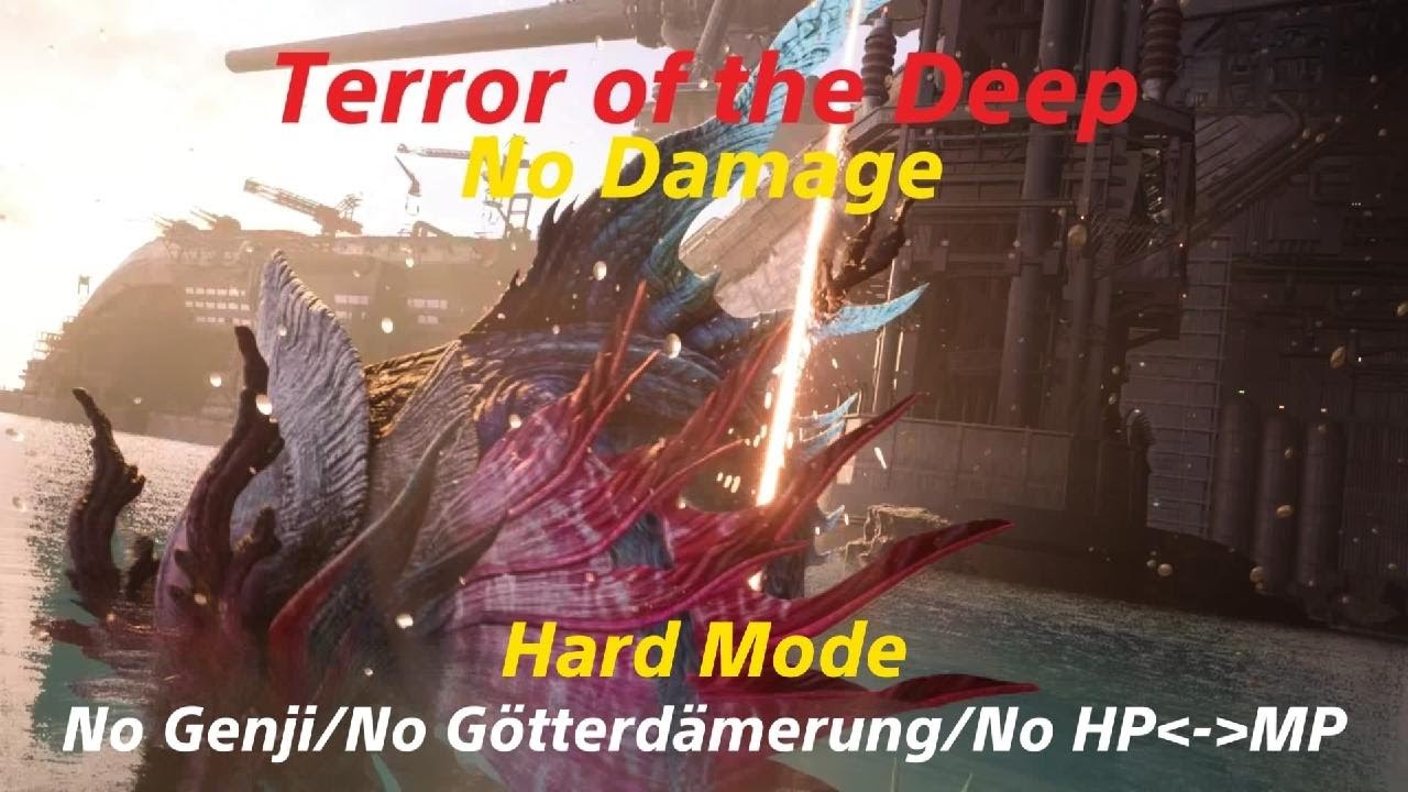 FFVII Rebirth - Terror of the Deep Hard (No Damage/No Genji Gloves/No ...