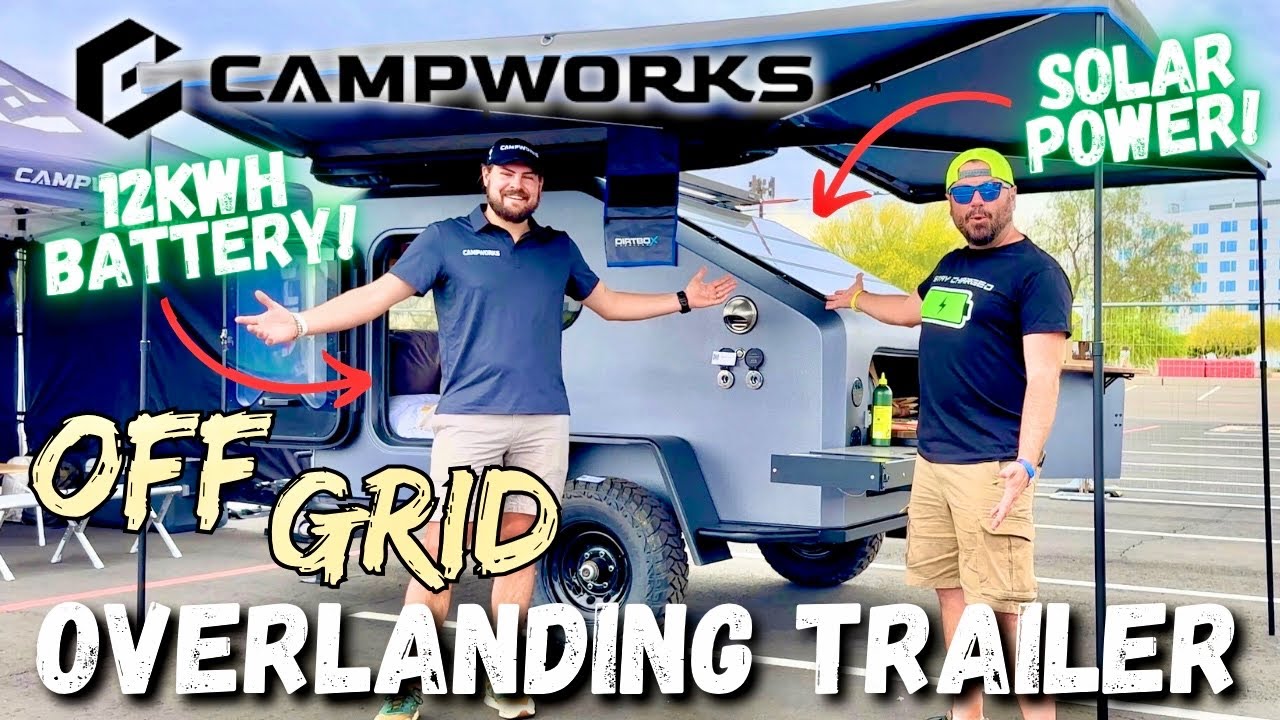 OFF-GRID Overlanding Camper! CAMPWORKS NS-1 Adventure Trailer - YouTube