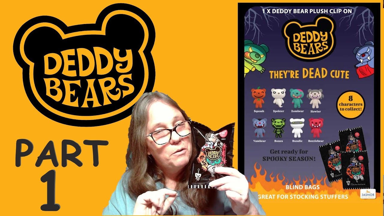 Deddy Bears Plush Clip-On Mystery Pack (Series 1) each with its unique charm and personality. PT ...